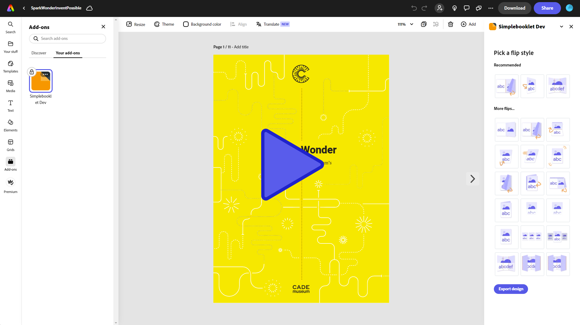 Adobe Express Documents That Flip | Simplebooklet