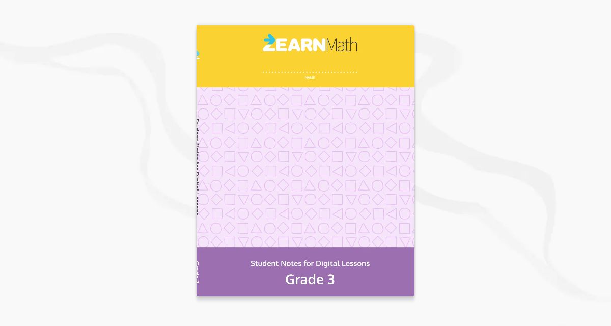 Zearn Math--Student Notebook, G3