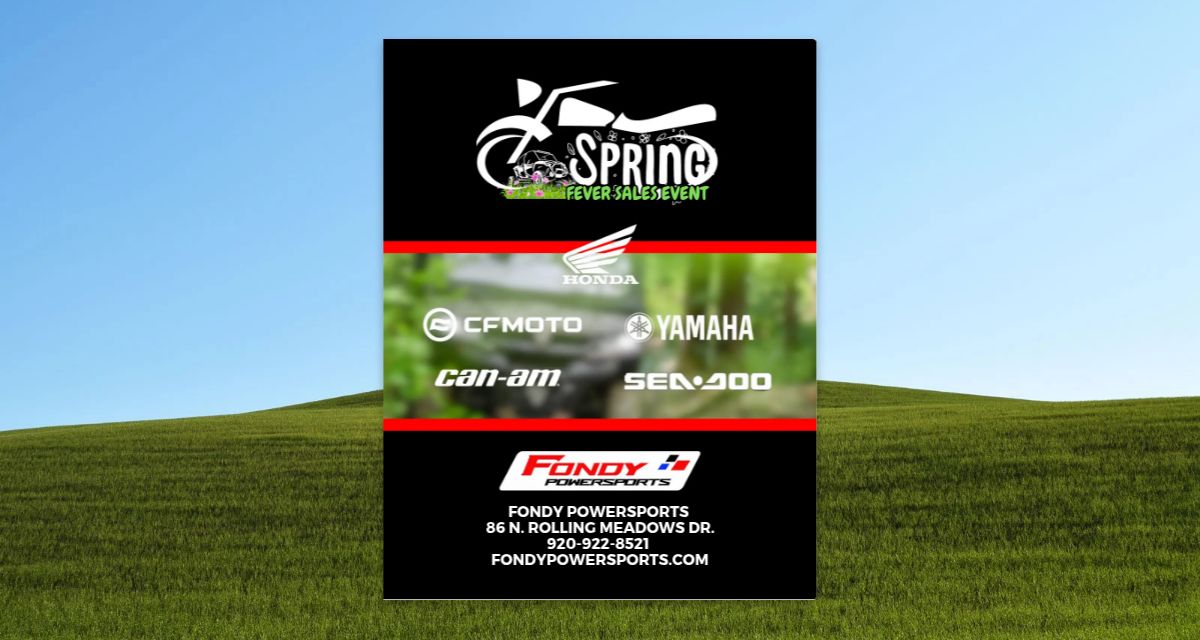 Fondy Powersports Spring Fever Sale