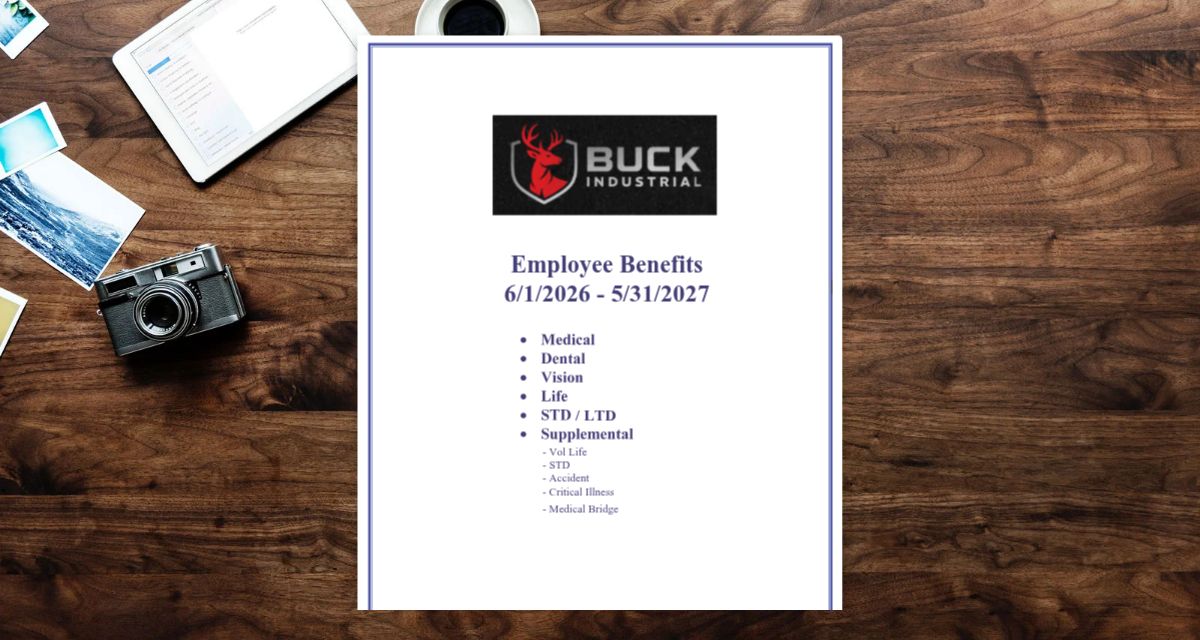 Buck Industrial - Benefit Guide