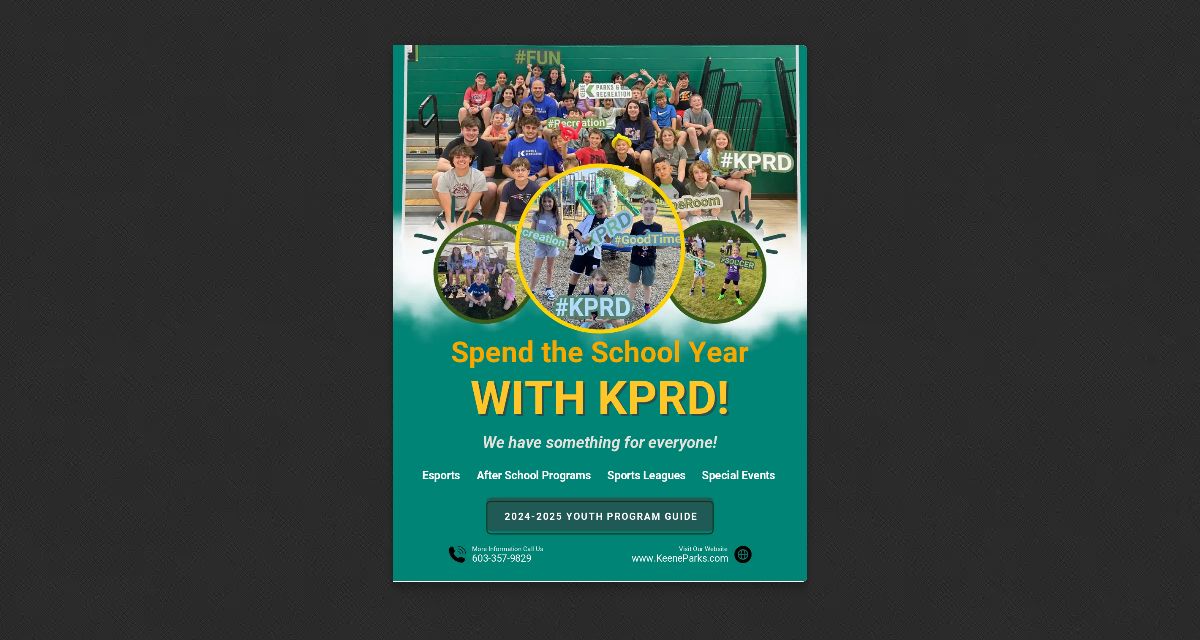 Youth Program Guide (After School, Youth Sports, Events) : simplebooklet.com