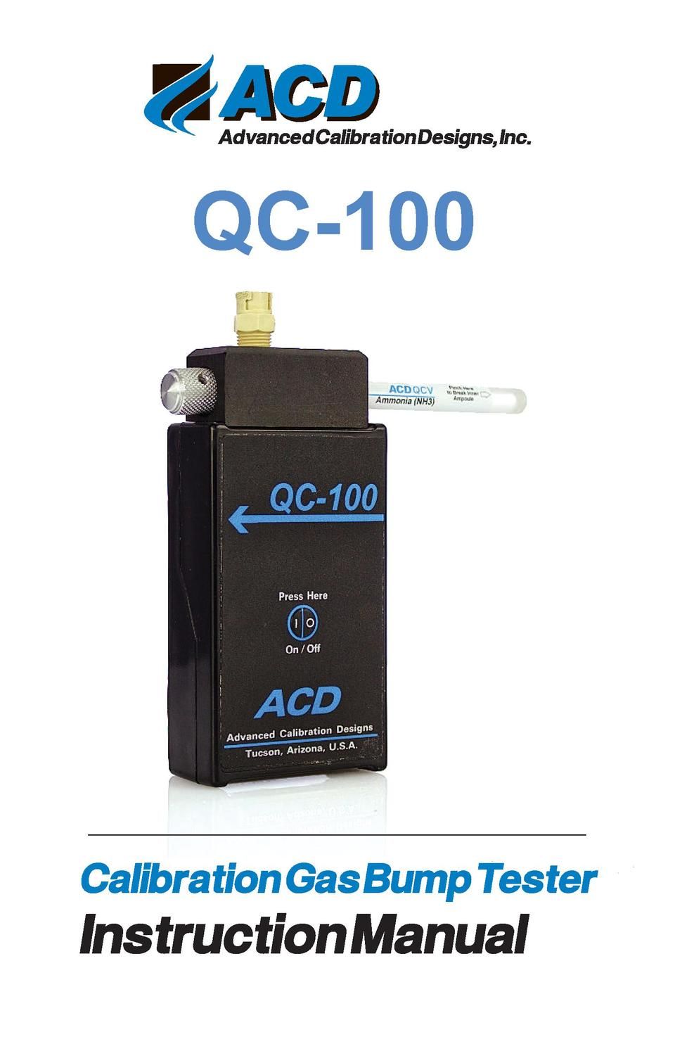 QC-100 Instruction Manual