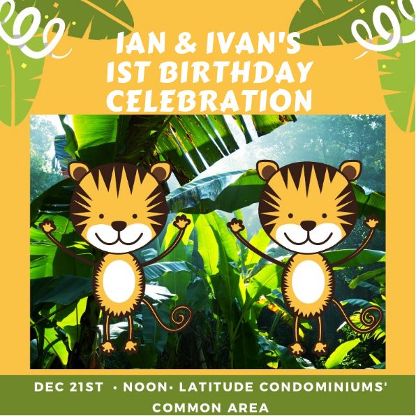 Ian and Ivan's Birthday Party : simplebooklet.com