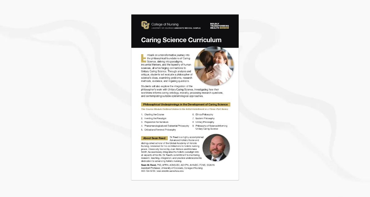 Caring Science Curriculum