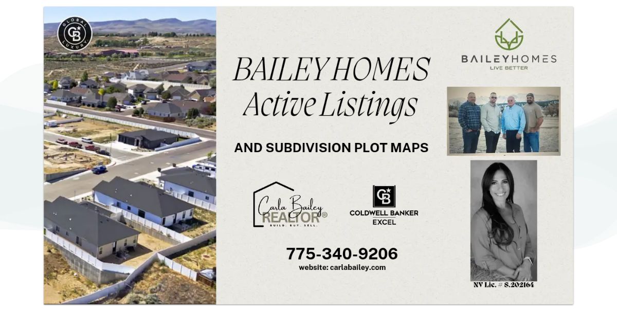BAILEY HOMES- ACTIVE LISTINGS & PLOT MAPS