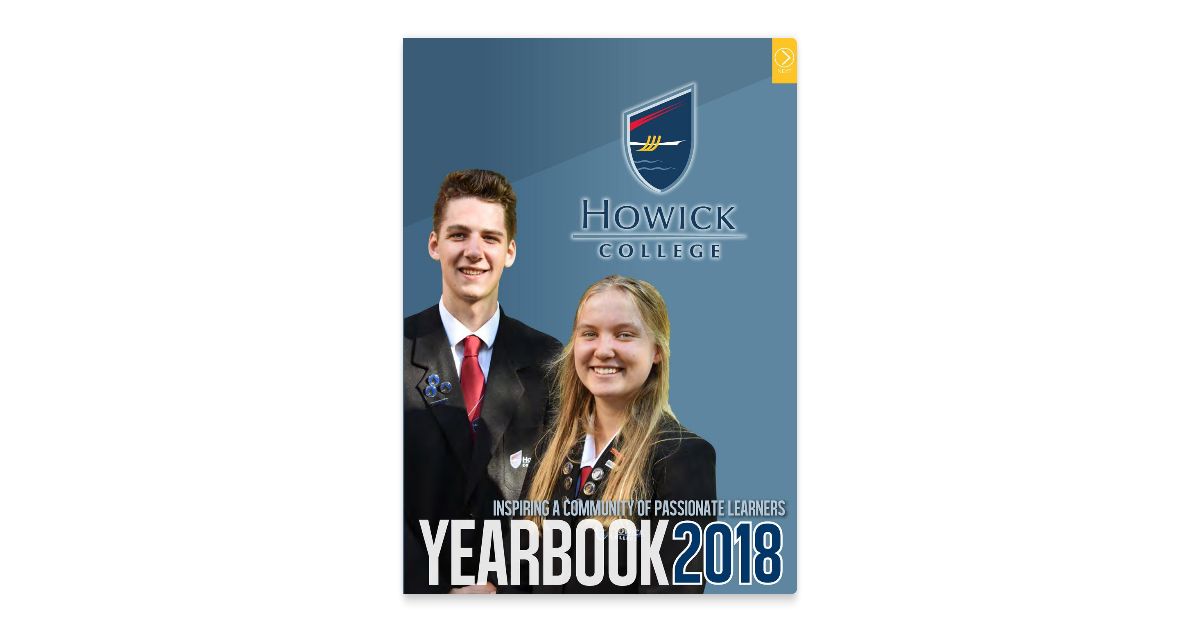 2018 Howick College Yearbook