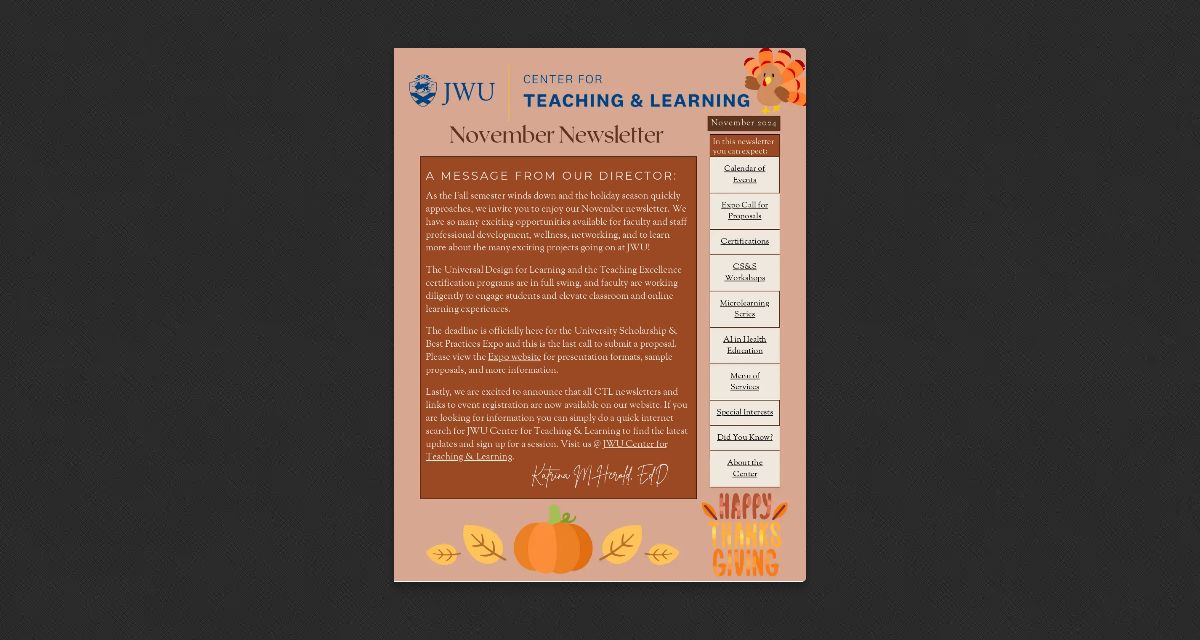 CTL November Newsletter 2024