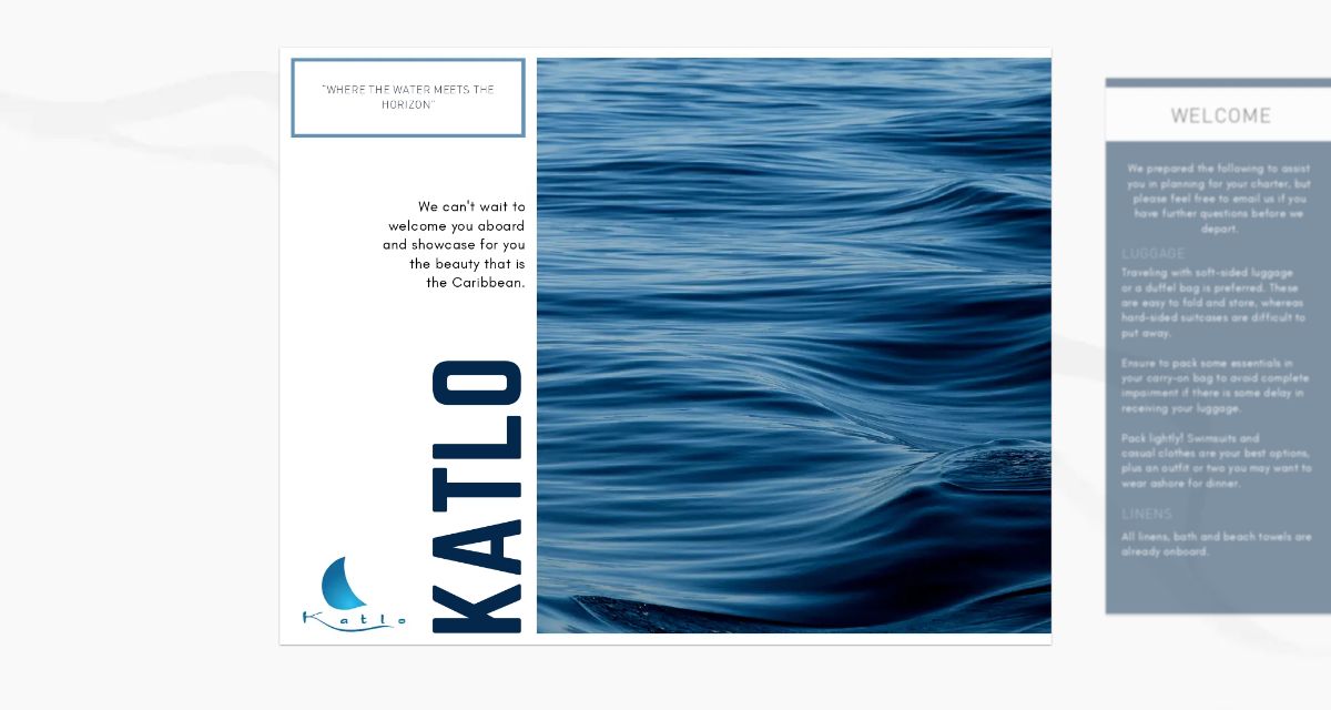 Welcome Aboard Katlo
