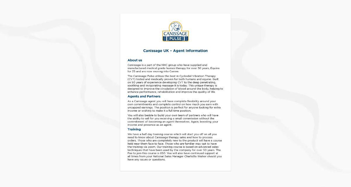 Sales Agent Information Booklet : simplebooklet.com