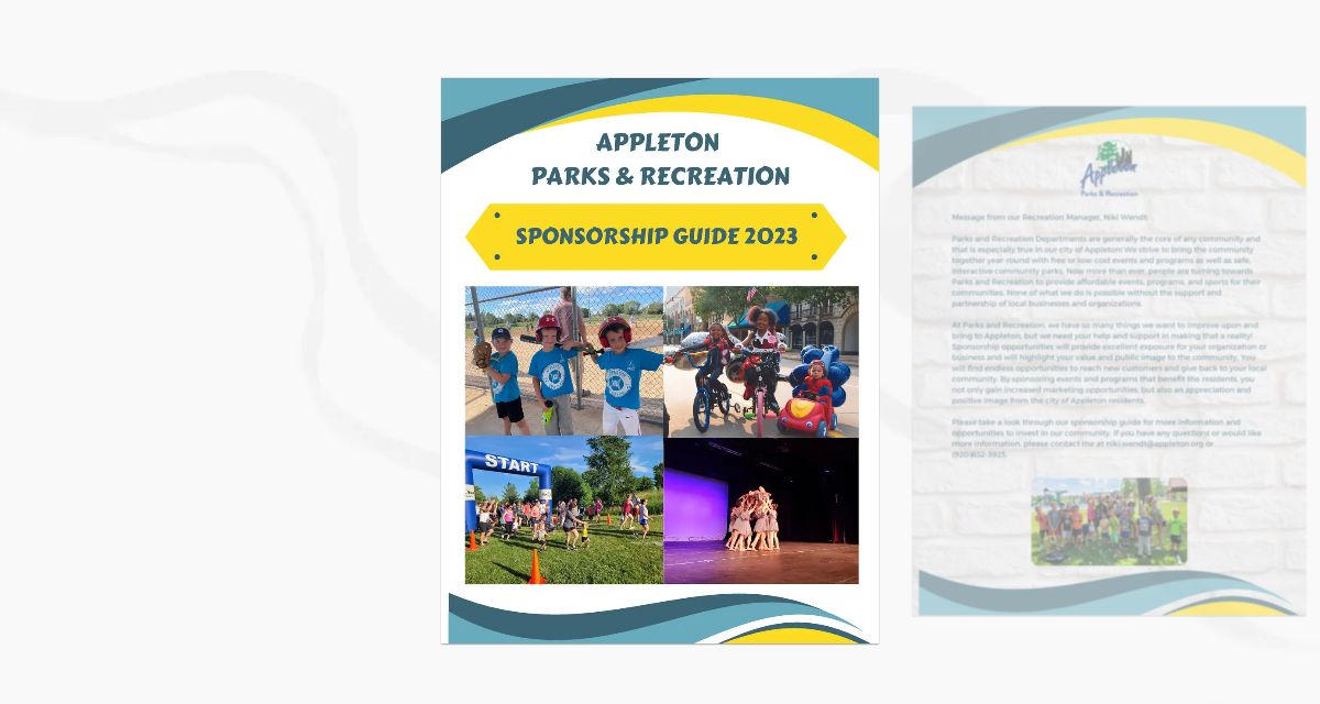 Appleton Parks and Recreation Sponsorship Guide 2023