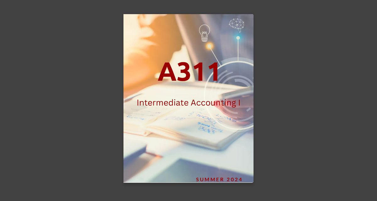 Summer 2024 A311 Syllabus