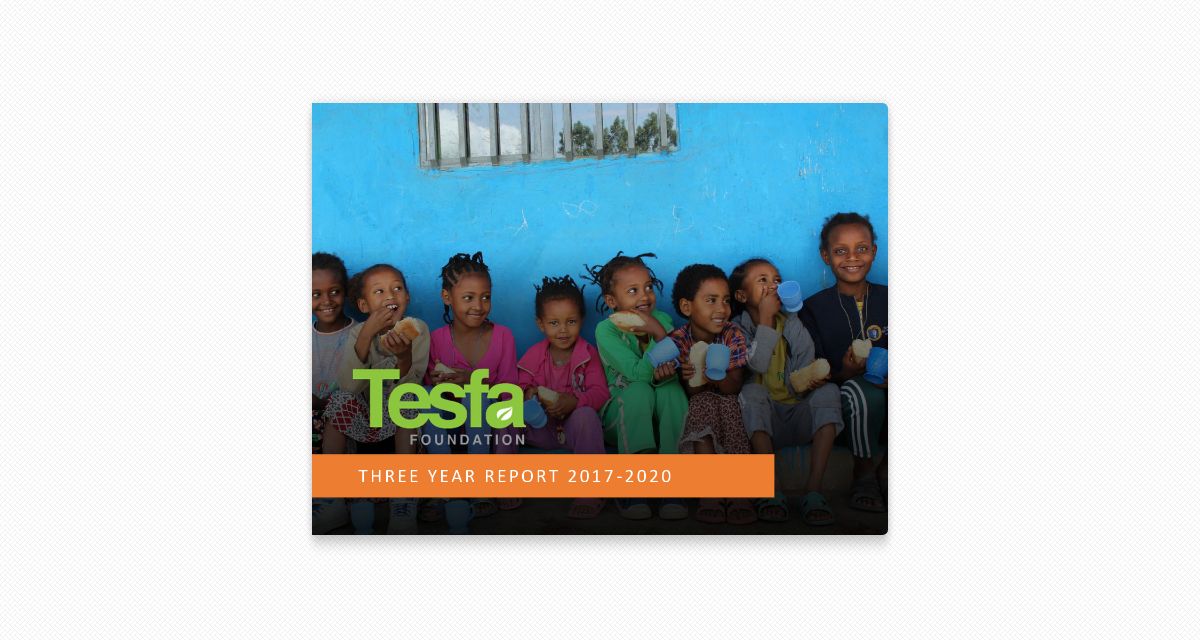 Tesfa Foundation Three Year Report, 2017-2020