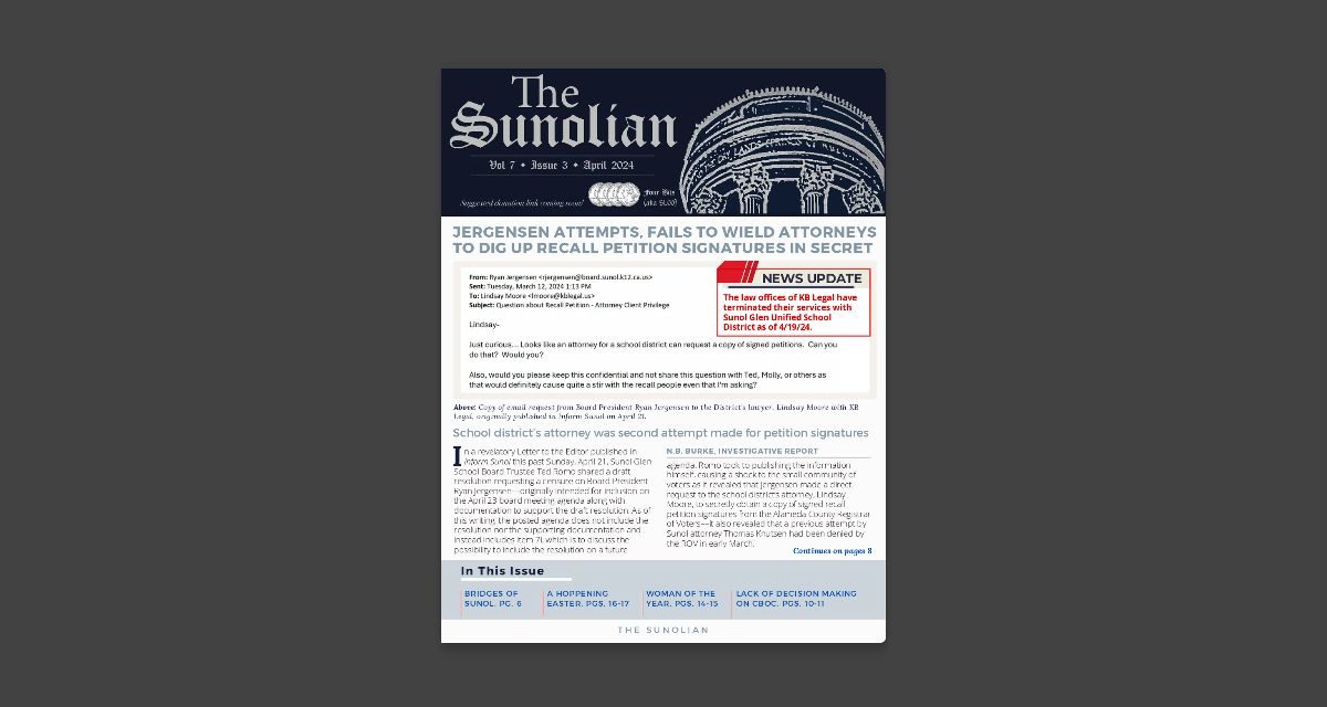 The Sunolian Vol 7 Iss 3 Apr 2024 3309