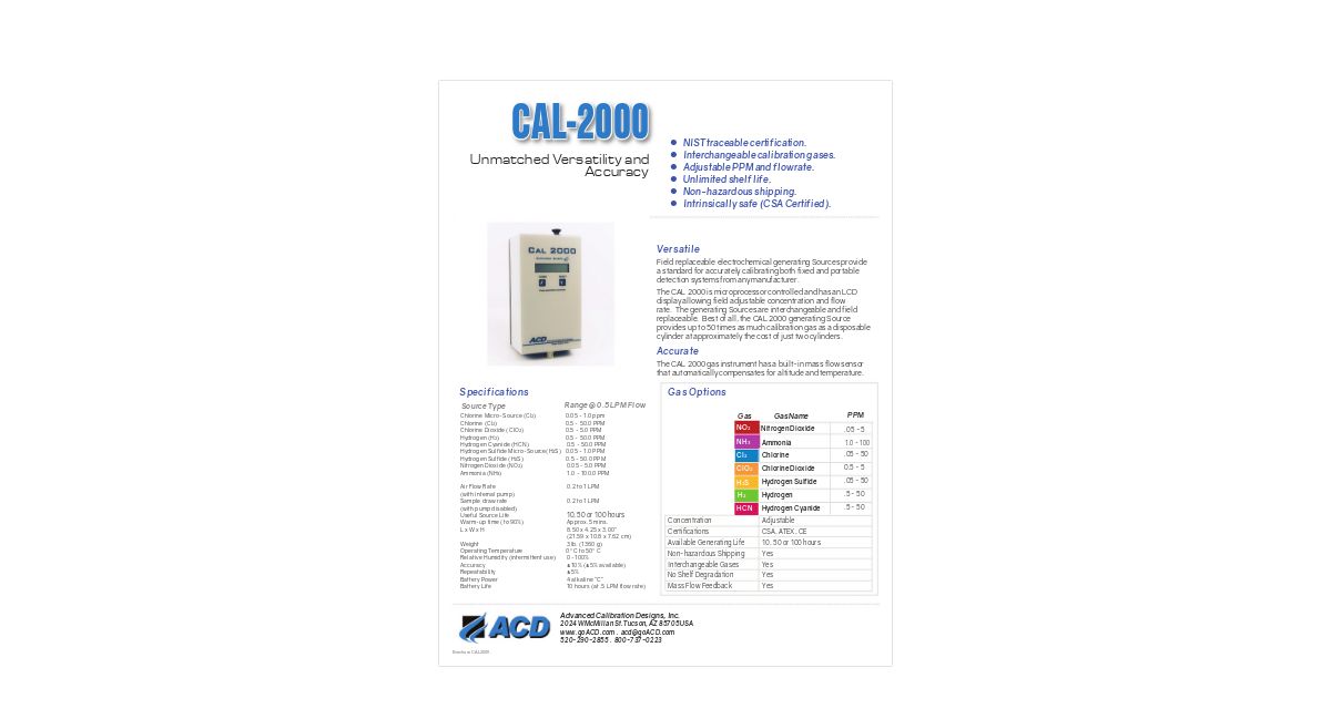2021 Brochure CAL2000