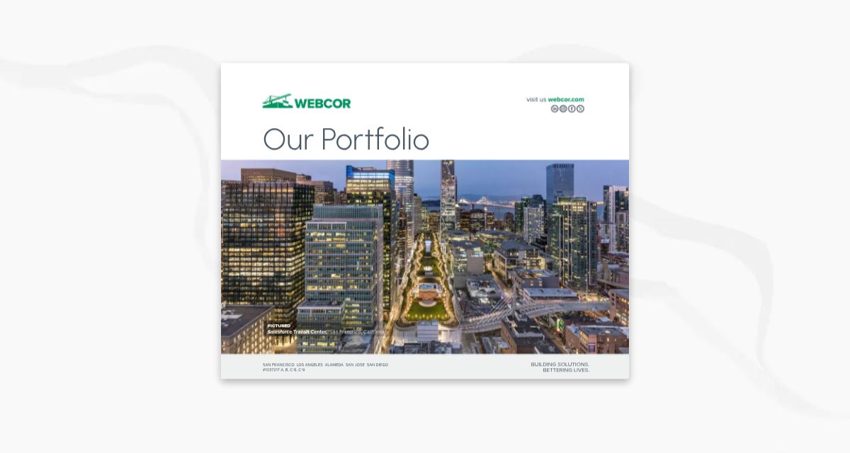 Webcor Portfolio