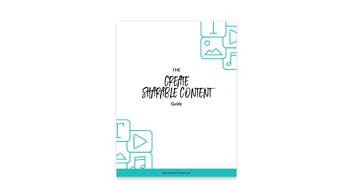 A guide to creating sharable content