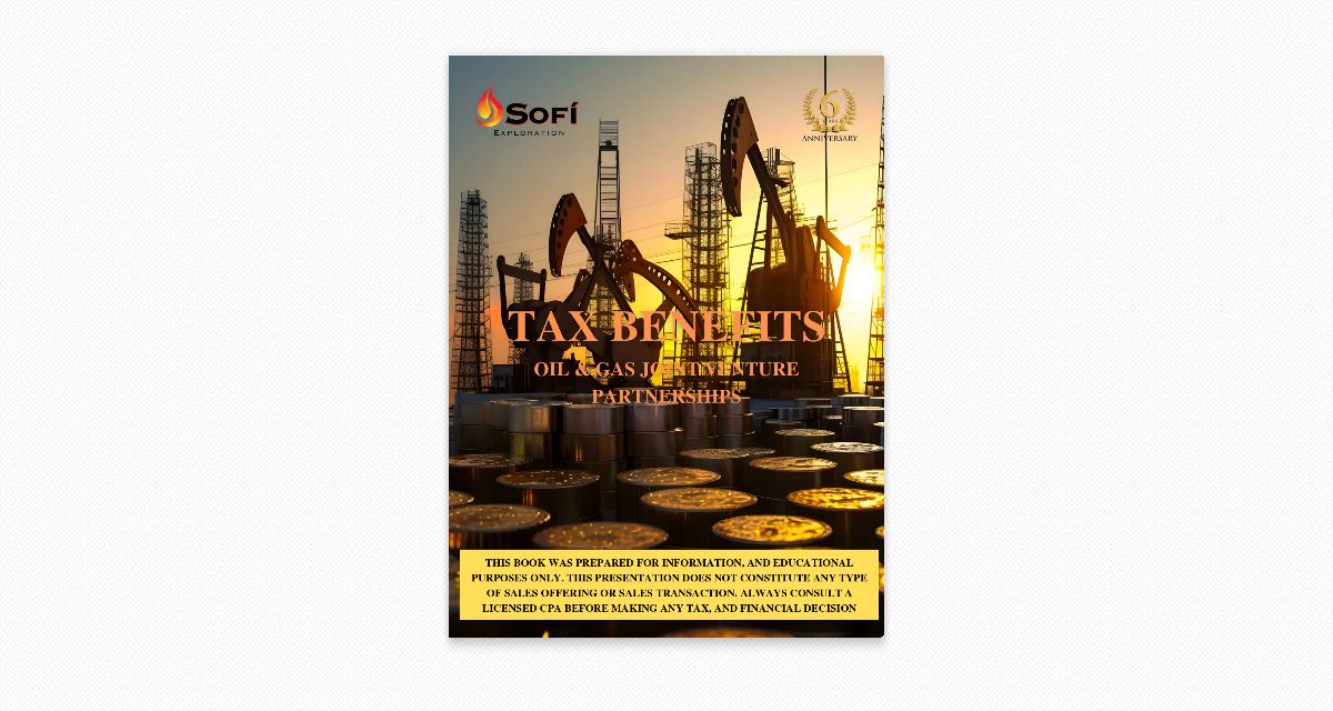 Sofi Exploration Tax Example Book