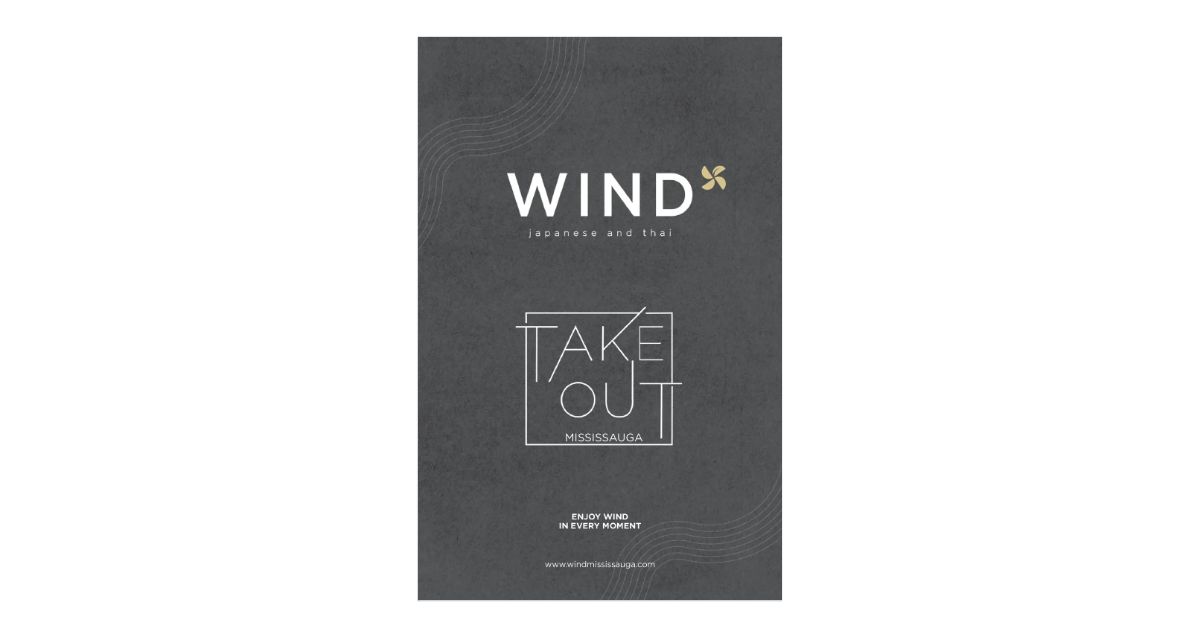 WIND MISSISSAUGA TAKE OUT MENU : simplebooklet.com