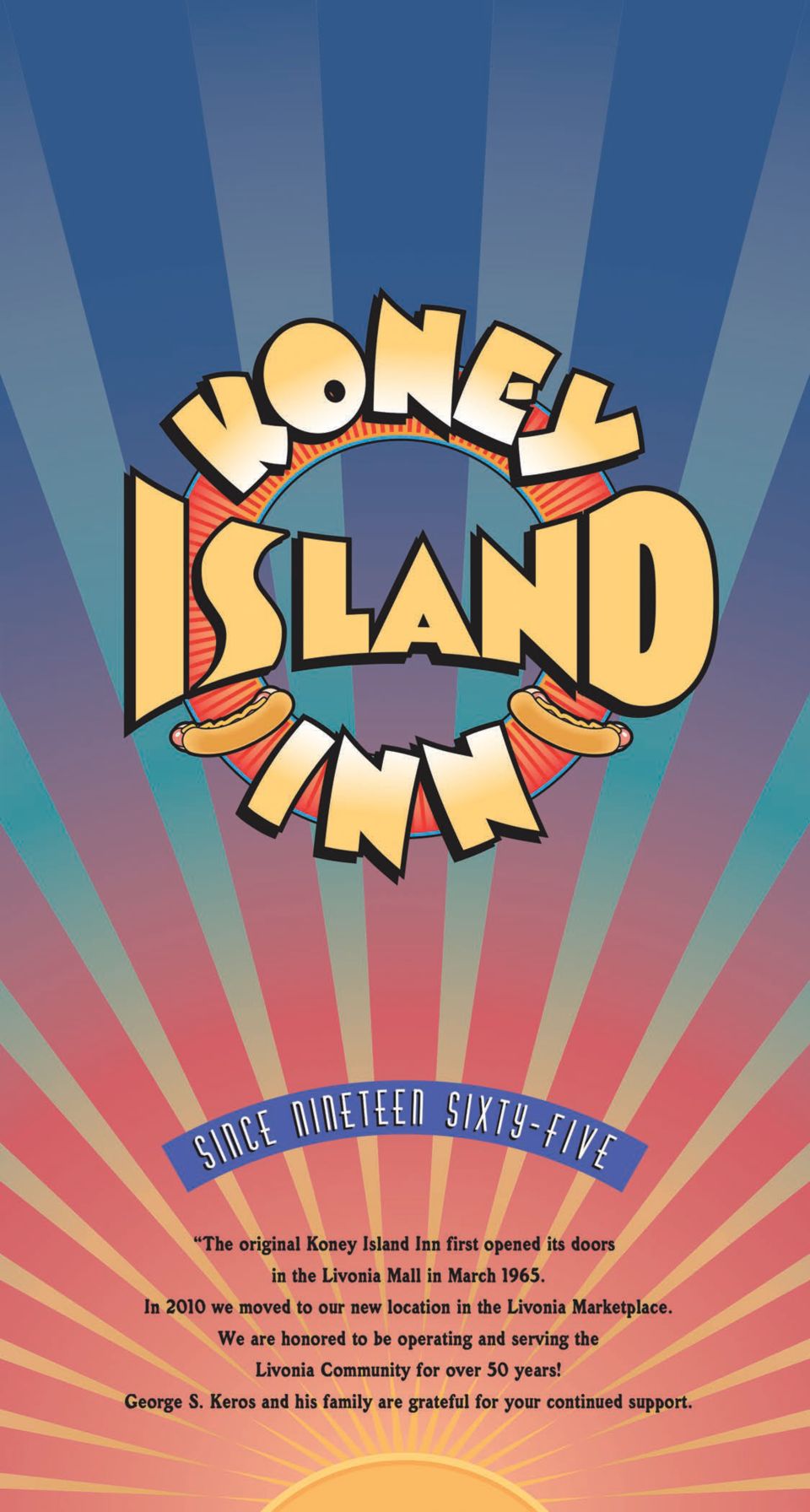 Koney Island Inn Menu : simplebooklet.com