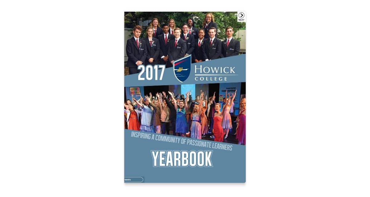 2017 Howick College Yearbook