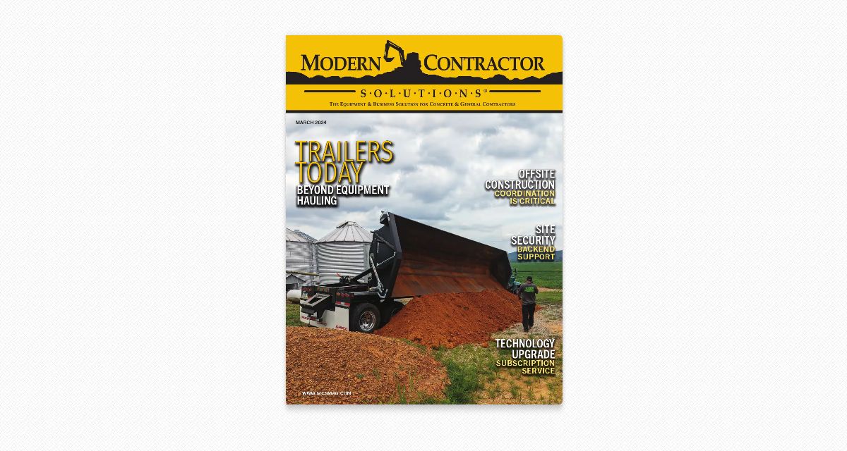 Modern Contractor Solutions March 2024