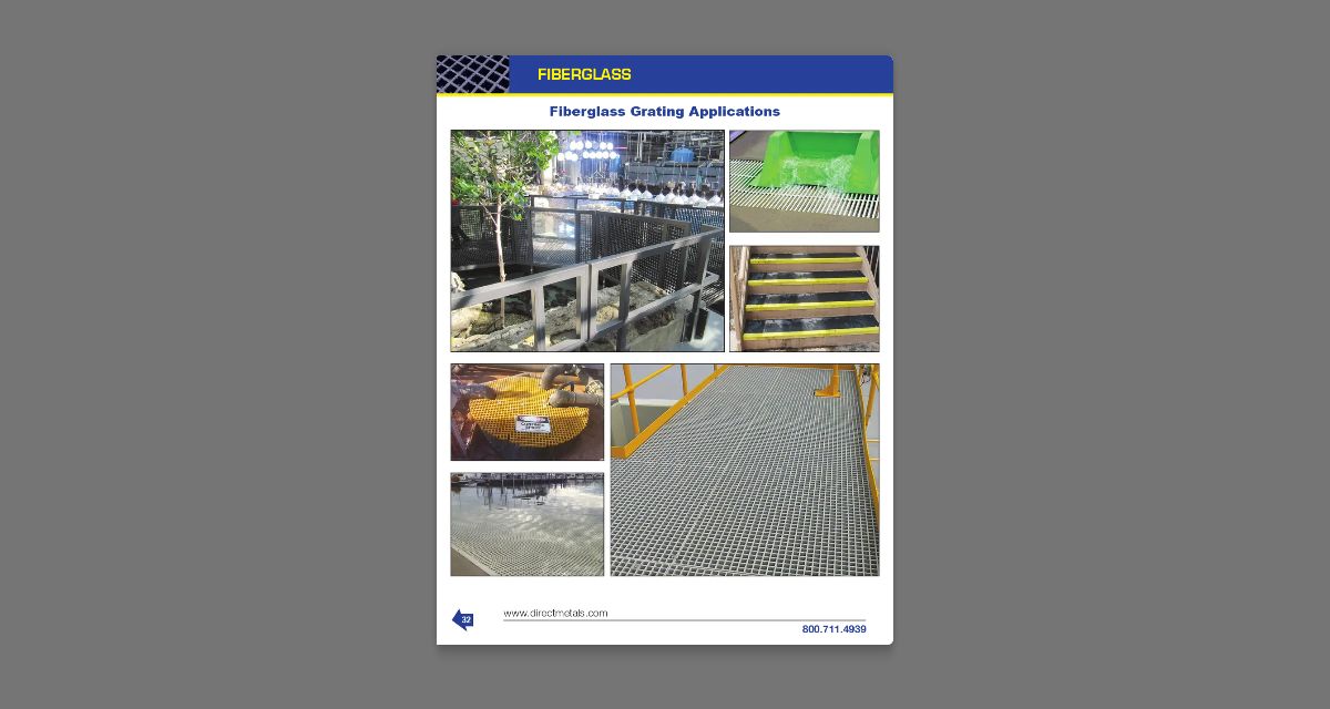 Entire Fiberglass Grating Section