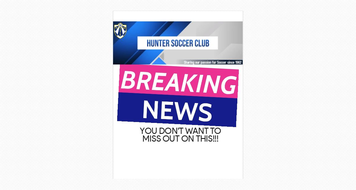 Hunter SC Latest News