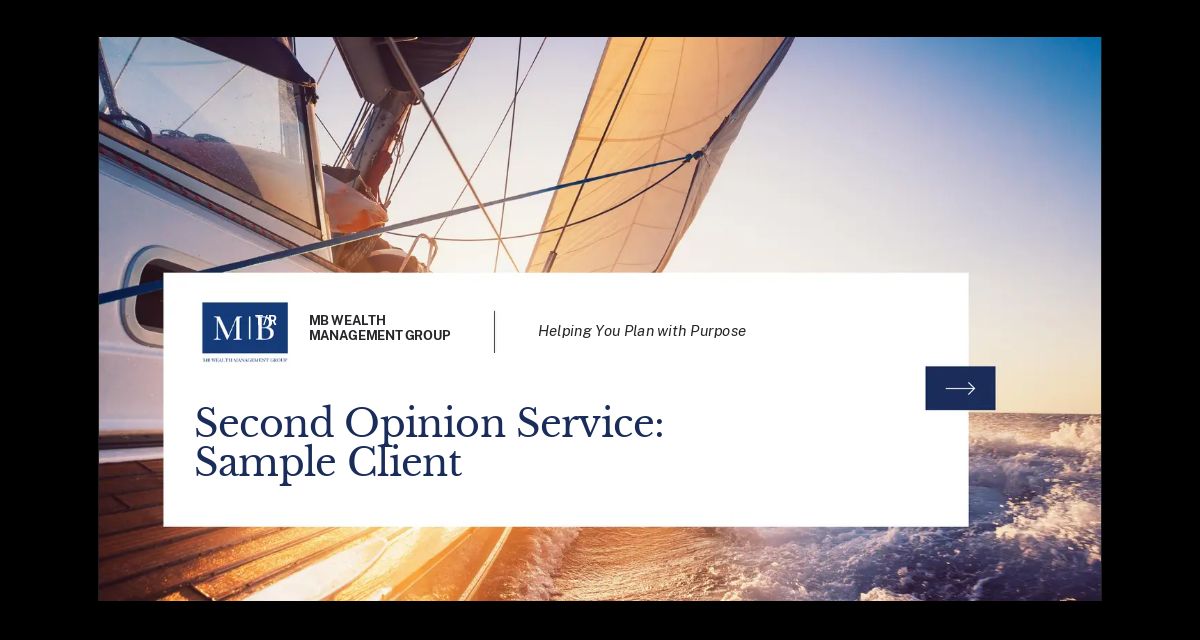 MB Group Second Opinion Service Sample