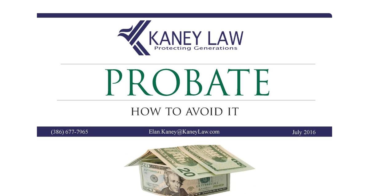 Methods to Avoid Probate : simplebooklet.com