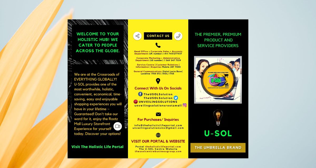 OFFICIAL U-SOL BROCHURE : simplebooklet.com