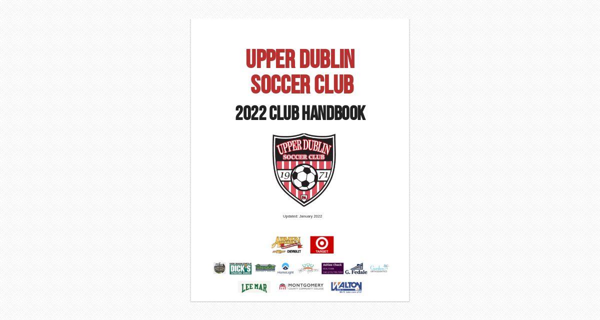 UDSC Club Handbook 2022