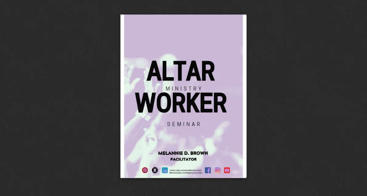 ALTAR WORKER MINISTRY 2025
