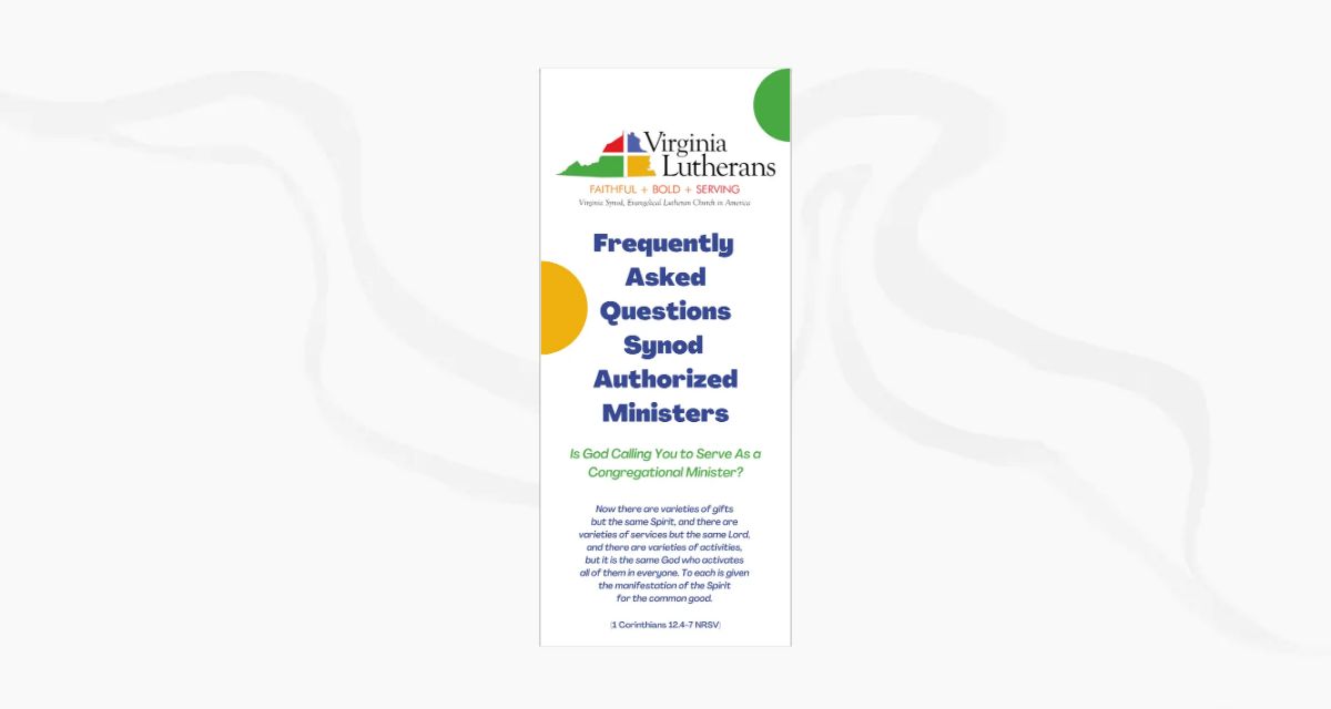 FAQs Synod Authorized Ministers
