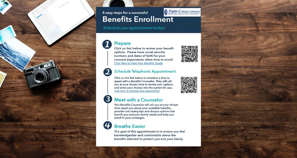 Triple C - Steps to Enroll Flyer