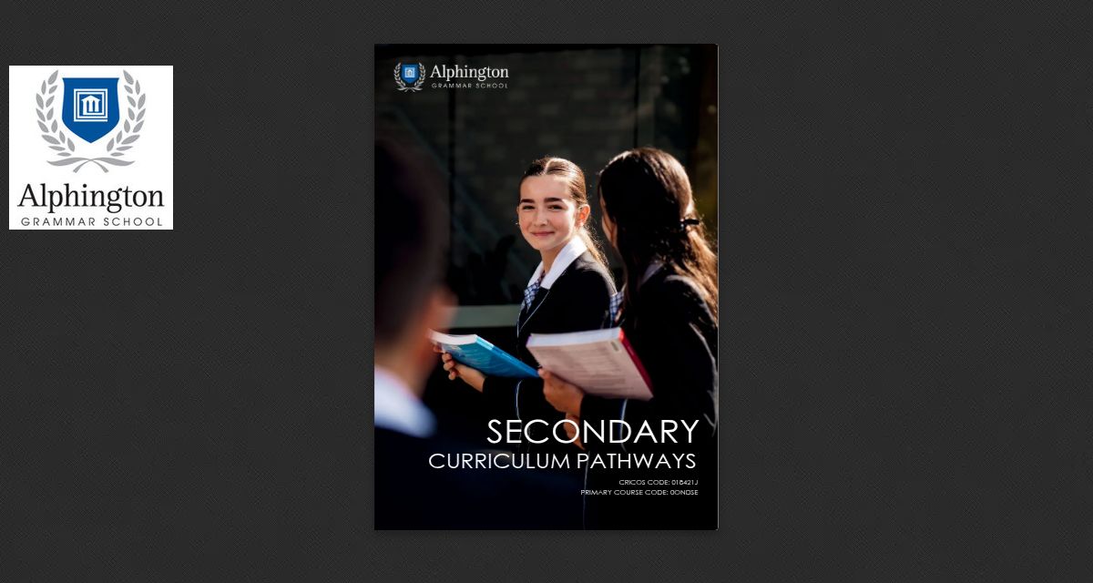 Curriculum Pathways 2026