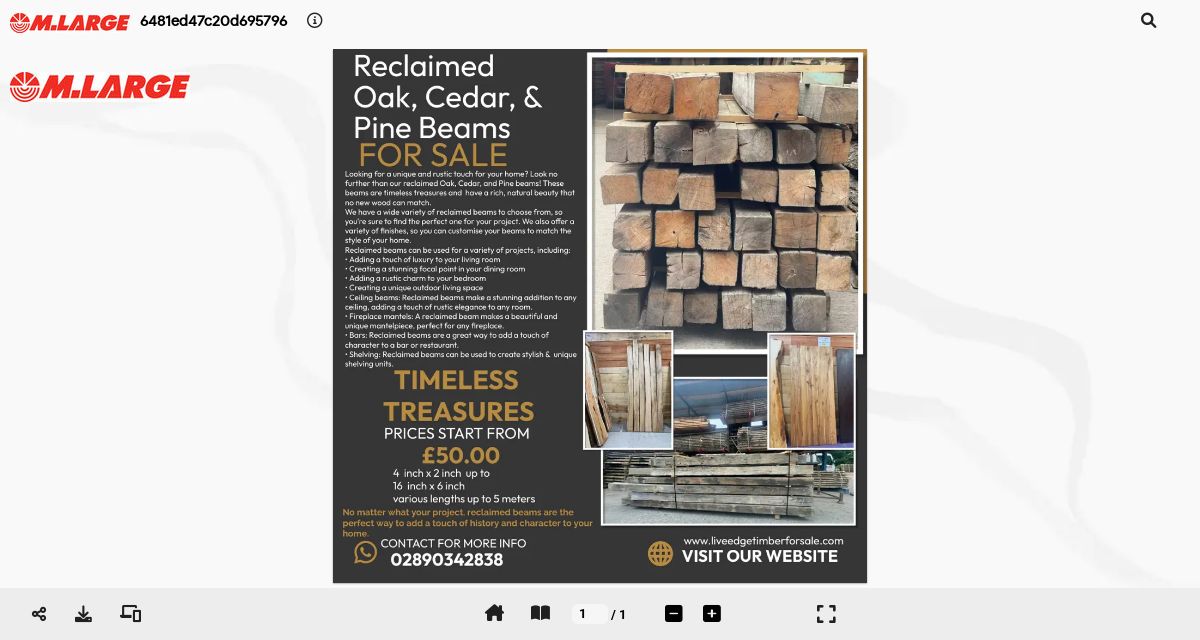 Reclaimed Oak, Cedar & Pine beams for sale