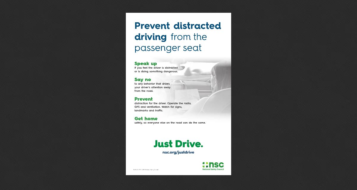 Distracted Drivers Awareness Month