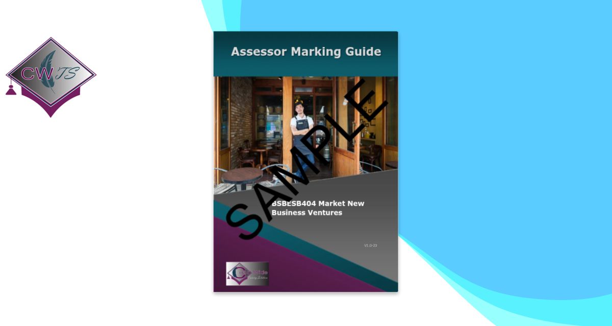 BSBESB404 Assessor Marking Guide SAMPLE