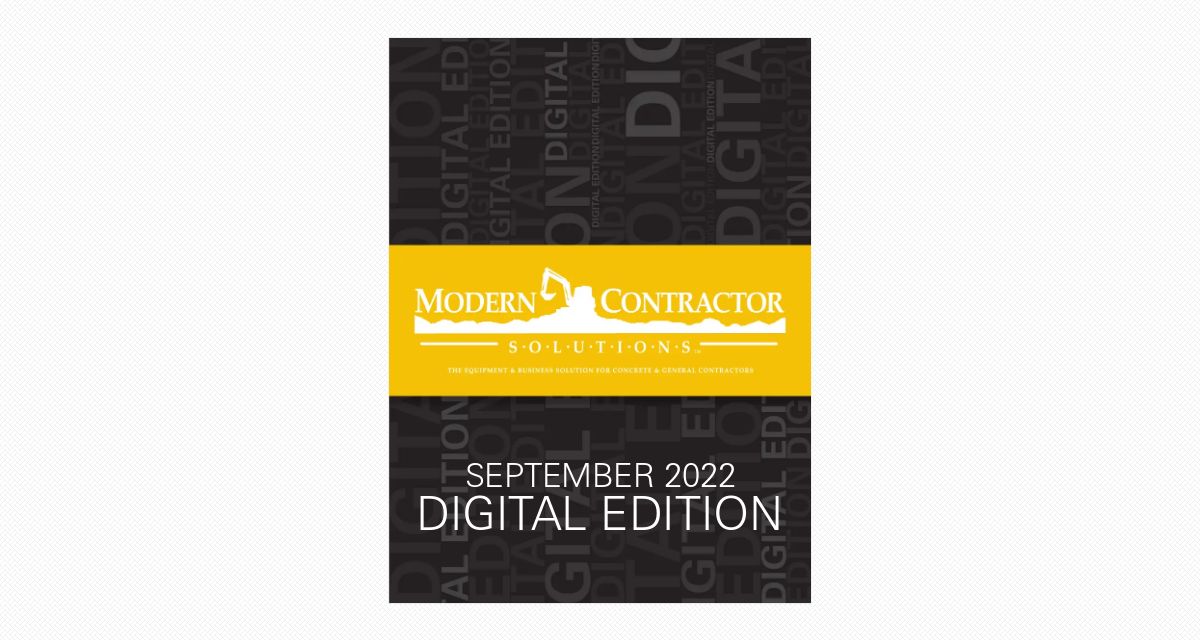 Modern Contractor Solutions September 2022