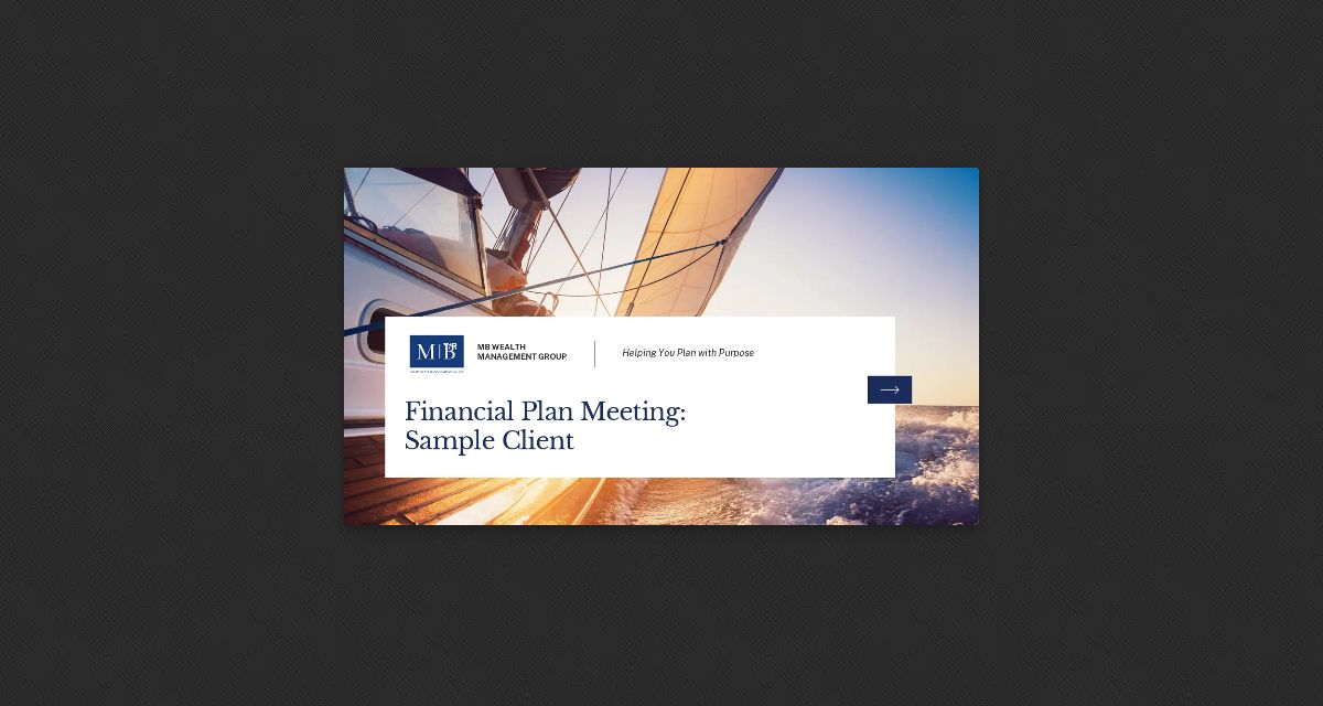 MB Group Sample Financial Plan Review