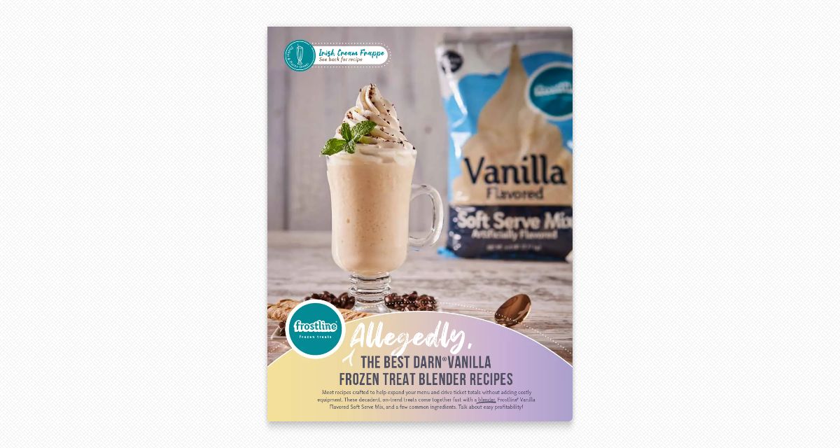 Frostline Vanilla Blender Recipe Guide