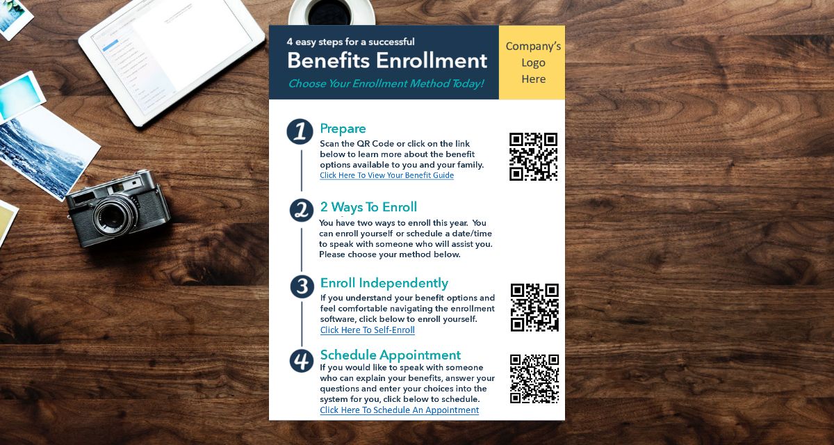 Steps To Enroll Flyer - Unum Demo