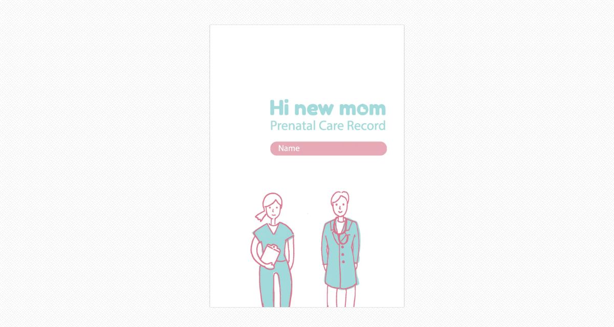 Hi new mom- Prenatal Care Record : simplebooklet.com