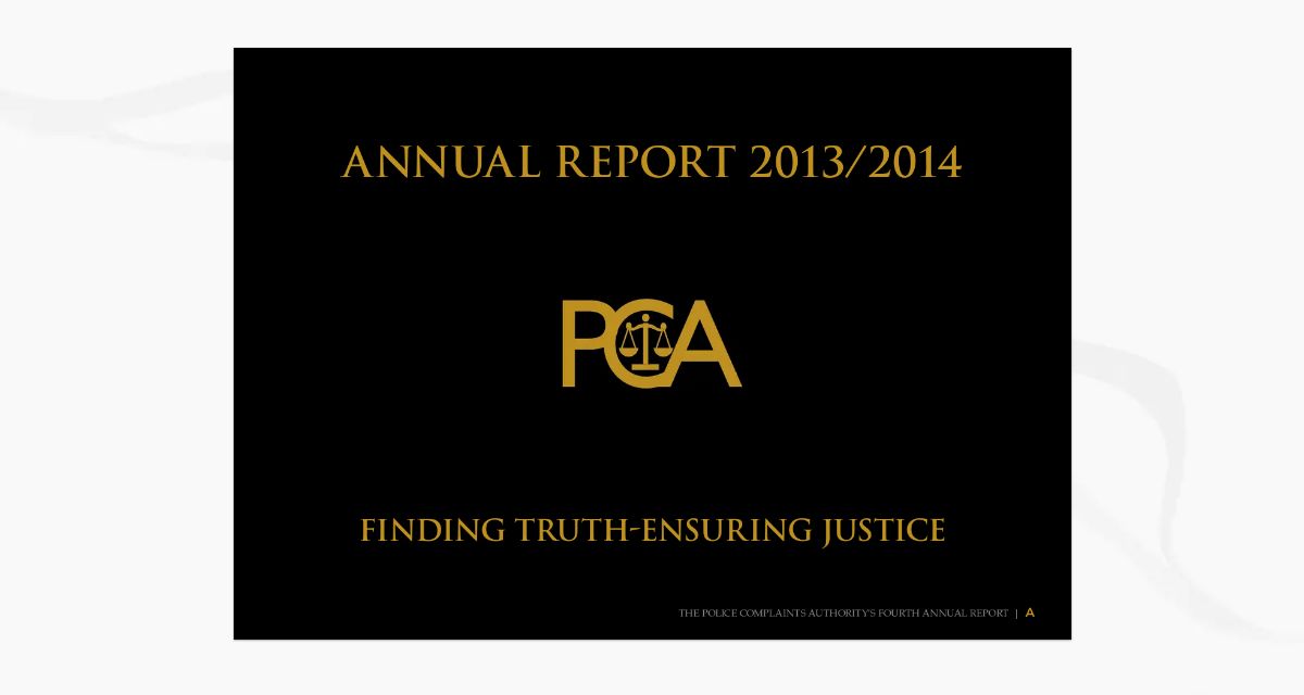 PCA Annual Report 2013/2014