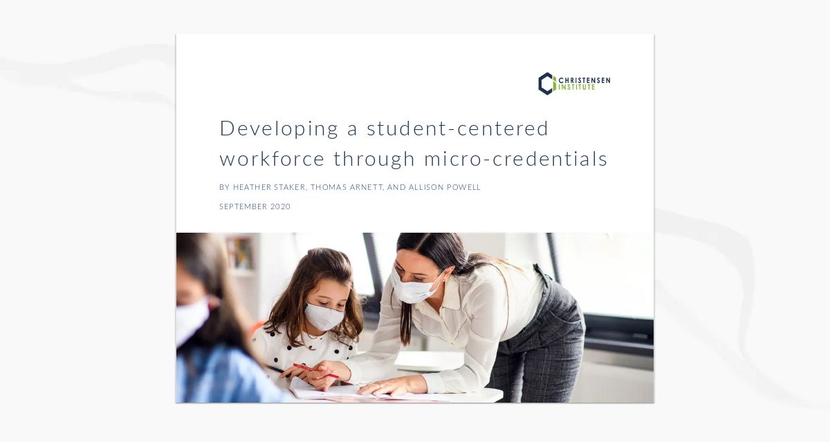 Developing a student-centered workforce through micro-credential