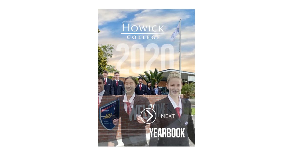 2020 Howick College Yearbook