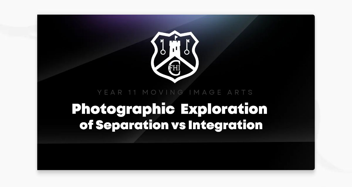 Photographic Exploration of Separation vs Integration