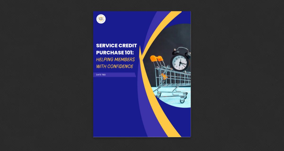 Service Credit 101: Partcipant G
