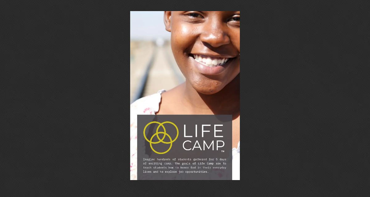 Life Camp intro brochure