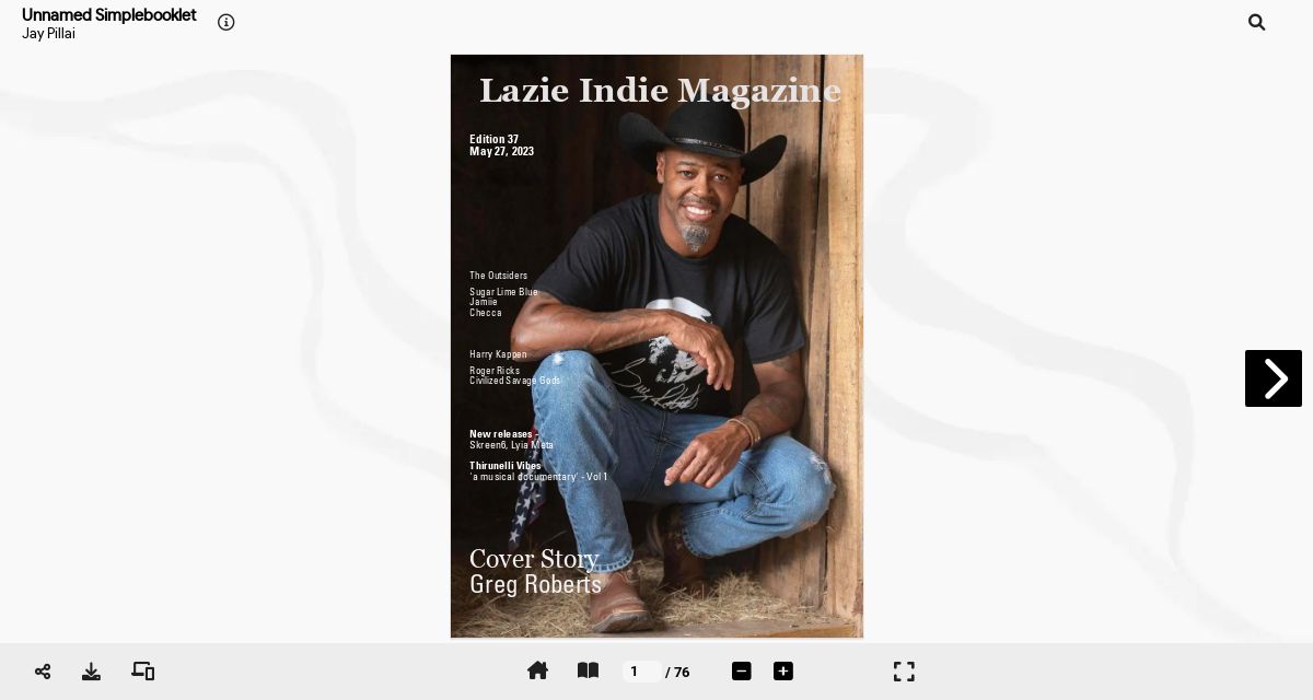 Lazie Indie Magazine Edition 37 : simplebooklet.com